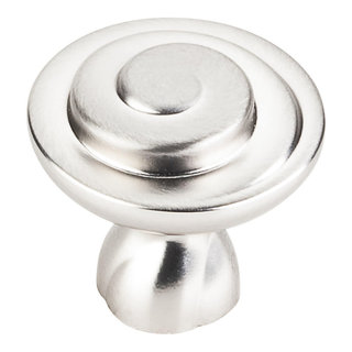 Jeffrey Alexander 343SN Duval Cabinet Knob, Satin Nickel - Traditional - Cabinet And Drawer ...