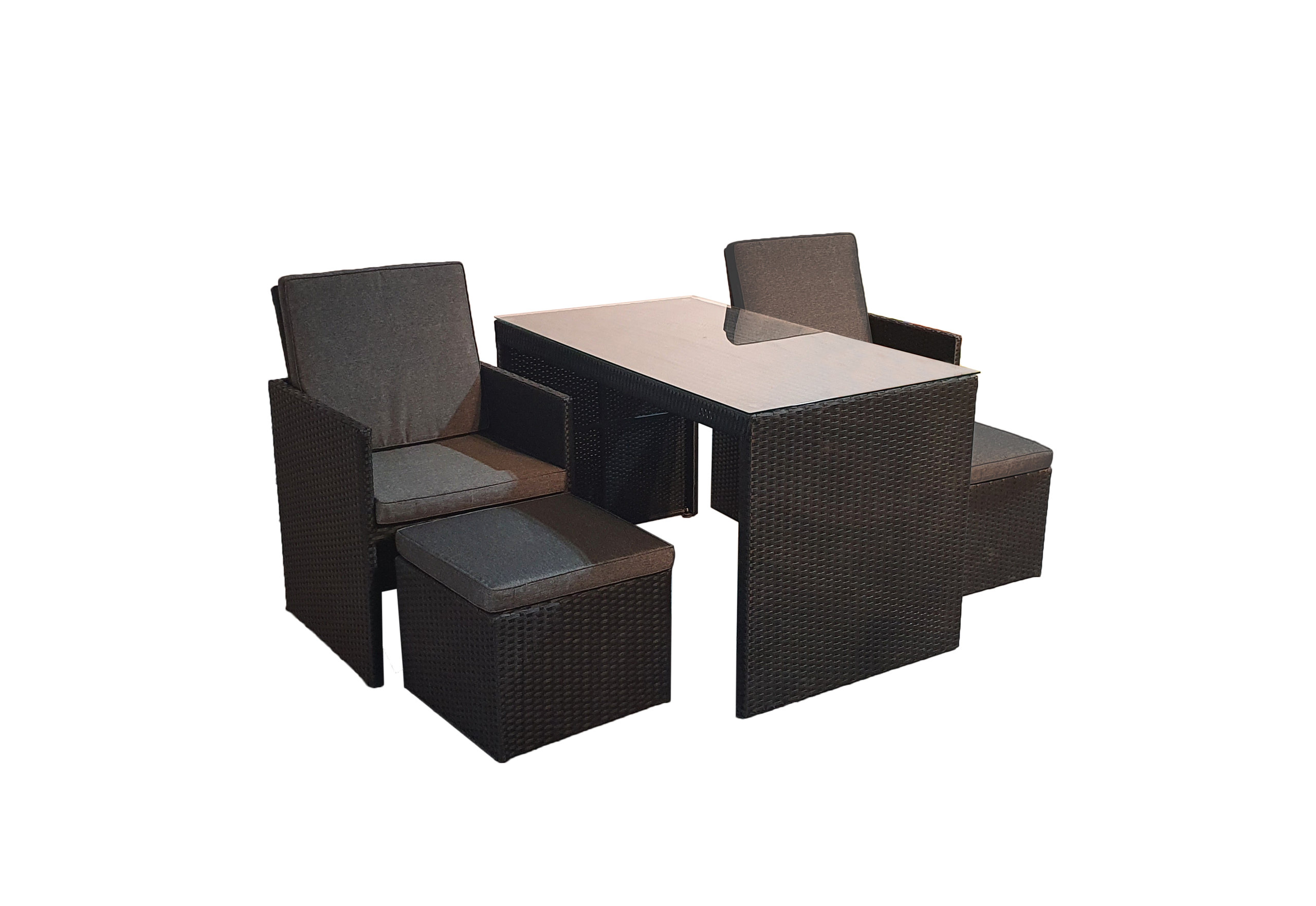 Geneva Lounge Set - Tropical - Outdoor Lounge Sets - by Made4Home | Houzz