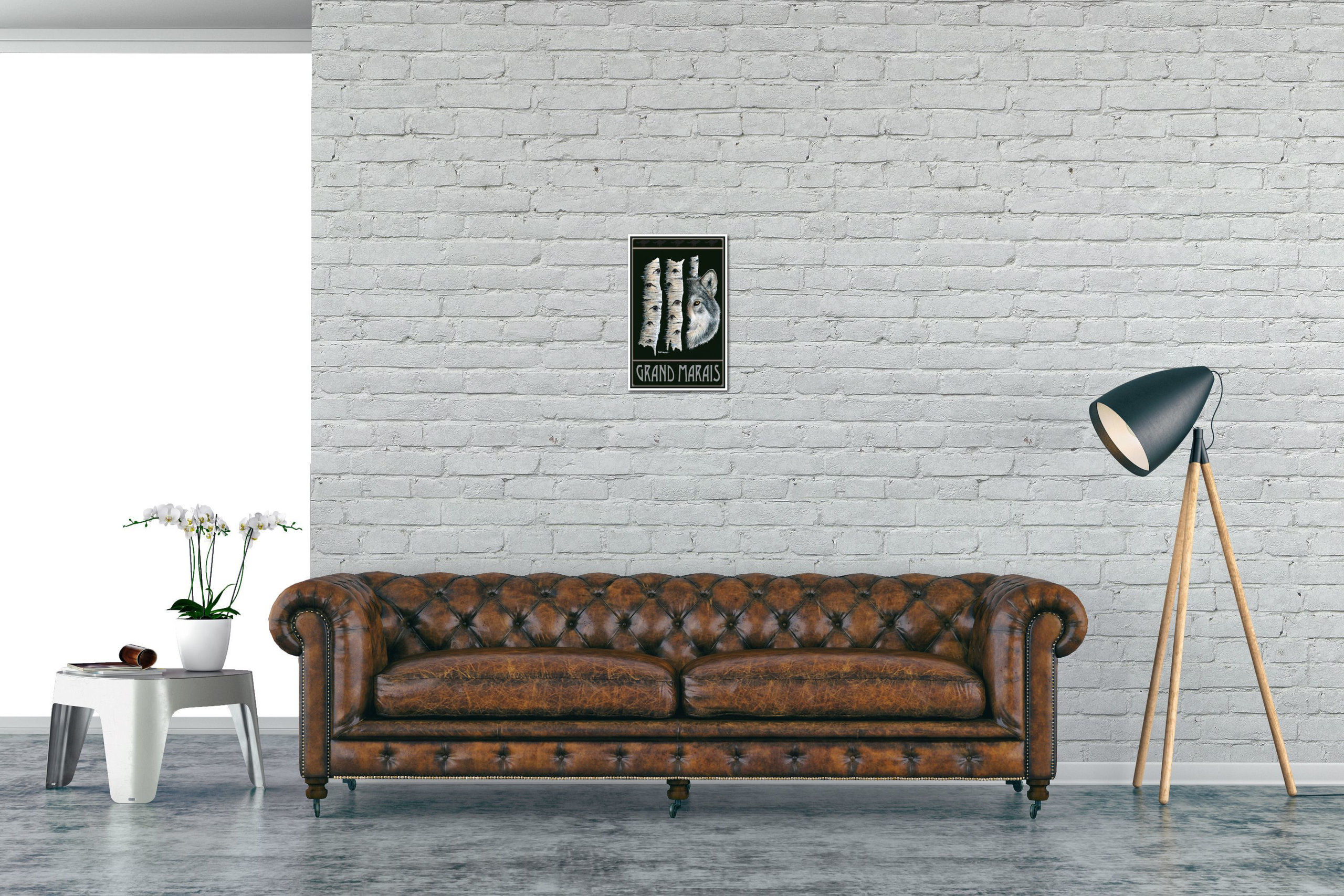 Dave Bartholet Grand Marais Art Print, 12"x18" - Contemporary - Fine ...