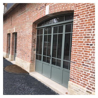 Installations de menuiseries en aluminium au sein d'une demeure d ...