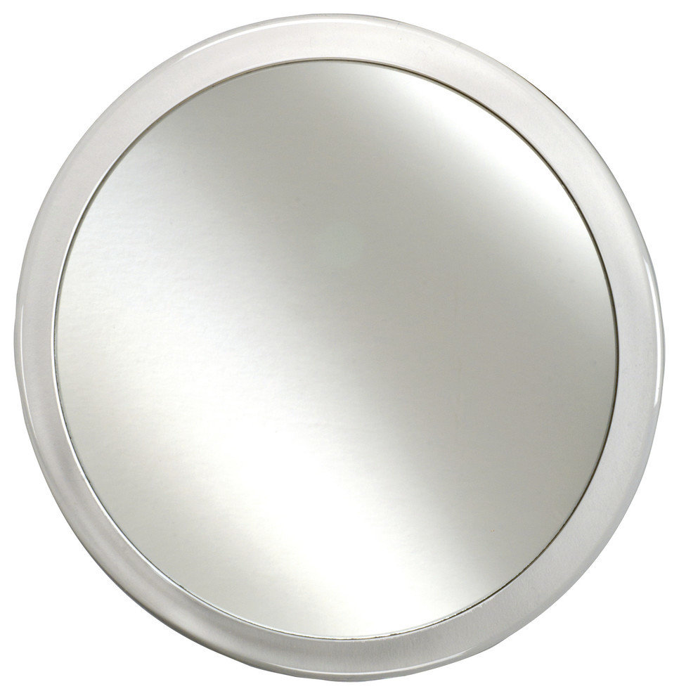 Afina 5X Magnifying 8" Round Mirror - Traditional - Makeup Mirrors - by ...
