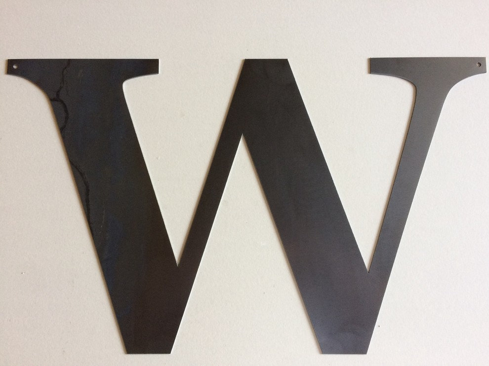 Rustic Large Letter "W", 22" - Contemporary - Wall Letters - by ...