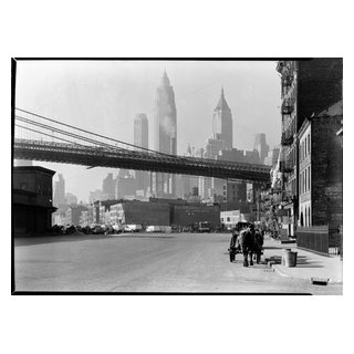 Looking Down South St., 1933 Print, 16" x 24" - Contemporary - Prints ...