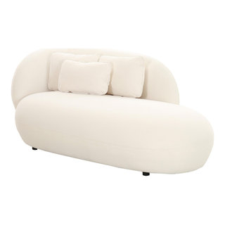 Galet Velvet Chaise - Transitional - Indoor Chaise Lounge Chairs - by ...