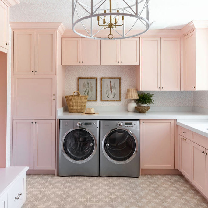75 Beautiful Pink Laundry Room Ideas & Designs - December 2025 | Houzz AU
