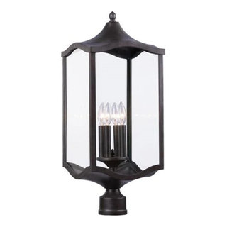 Kalco Lakewood Large Post Mount - Traditional - Post Lights - by ...