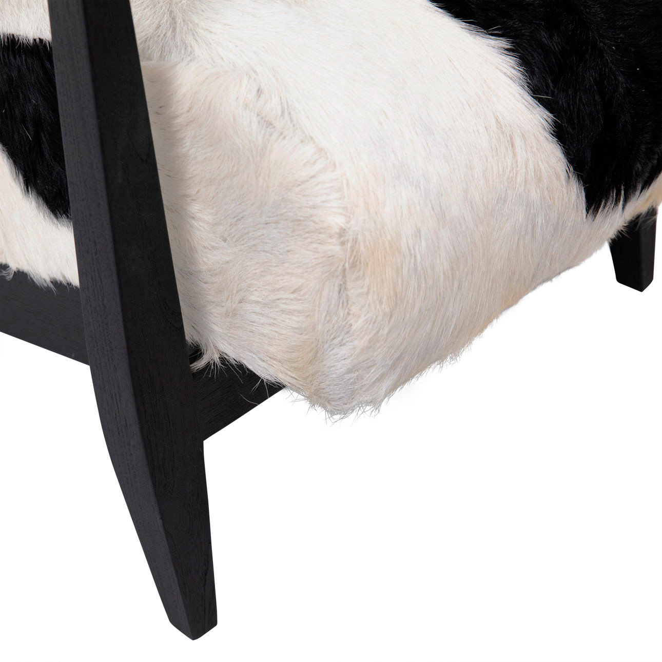 Black & White Deco Cow Chair - Southwestern - Armchairs And Accent ...