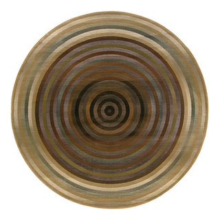 Oriental Weavers Generations Collection Beige/Green Geometric Indoor ...