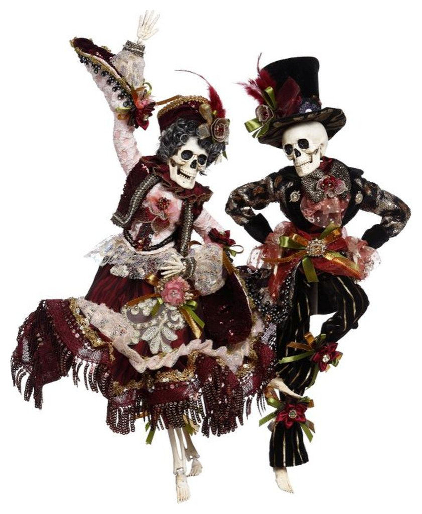 Mark Roberts Fall 2022 Dancing Divine Skeleton, Assortment of 2, Small ...