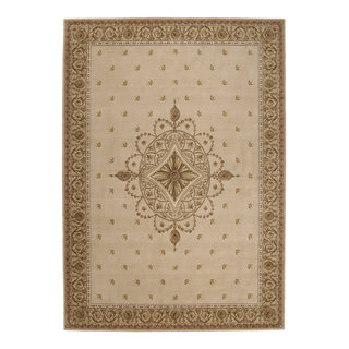 Nourison Ashton House AS01 Rug, 7'5" Round - Traditional - Area Rugs ...