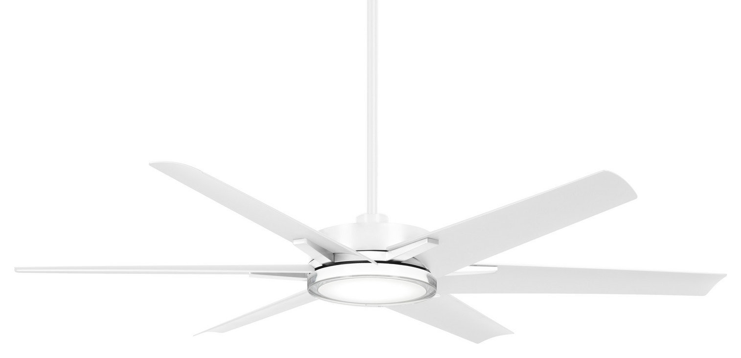 Deco 65" Ceiling Fan in Flat White - Transitional - Ceiling Fans - by ...