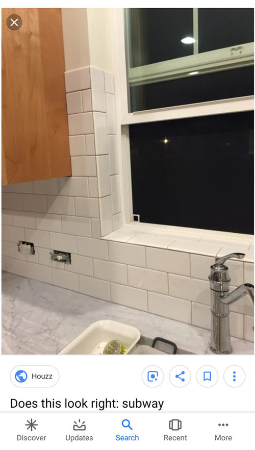 How do we finish this casing on low hanging window above sink? | Houzz ...