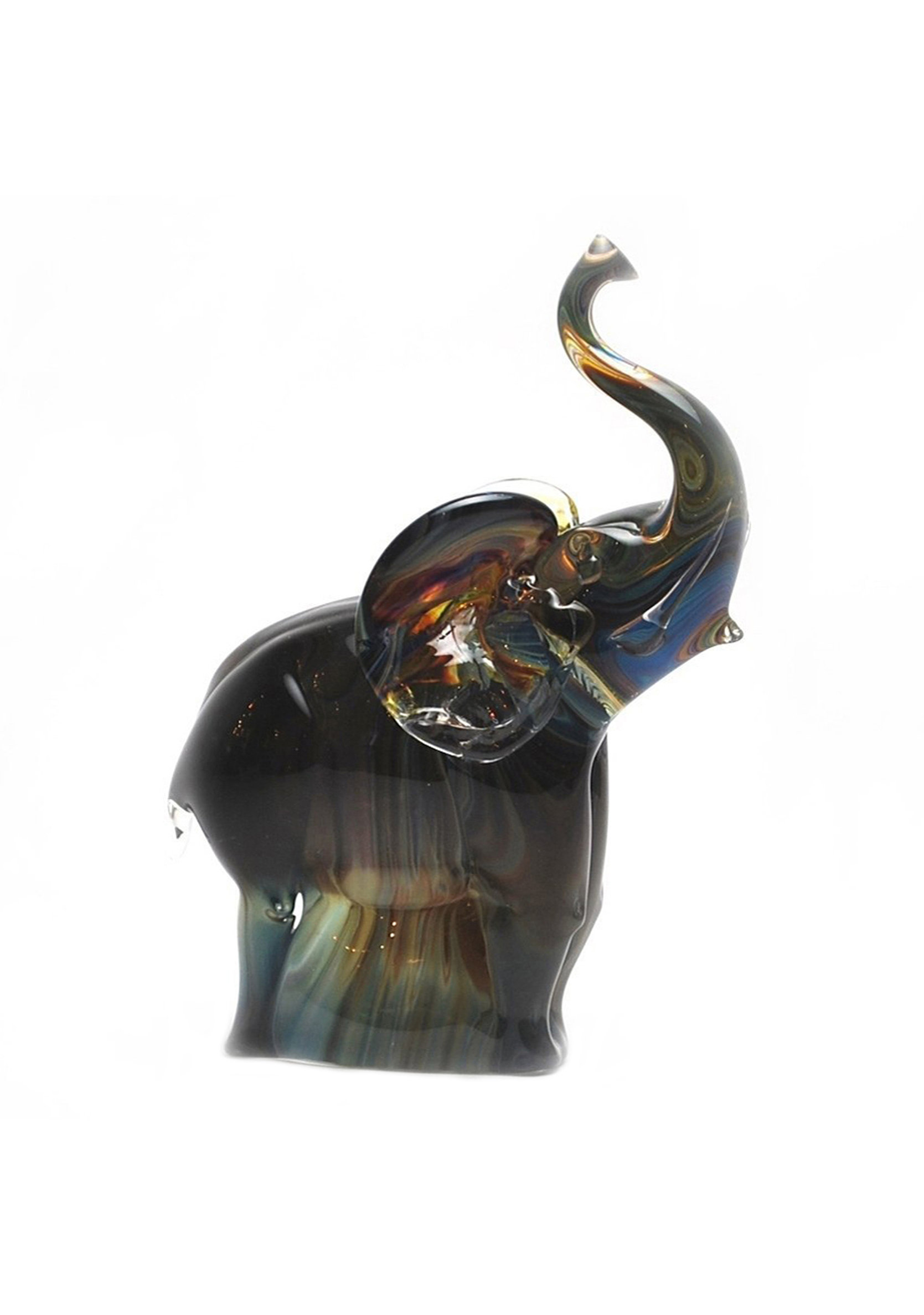 Murano Glass Elephant Calcedonia - Contemporary - Decorative Objects ...