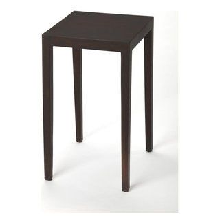Company Cagney Solid Wood Scatter Side Table, Dark Brown - Contemporary ...