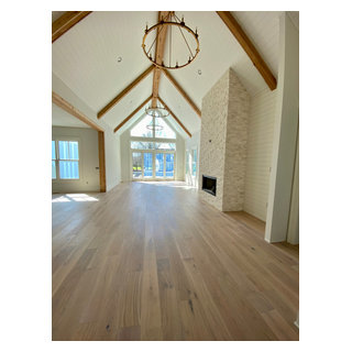 Light Engineered Hardwood Floors - Modern - Living Room - Los Angeles ...