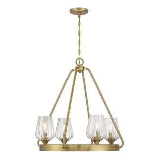 Savoy House Carlton Four Light Chandelier - Transitional - Chandeliers ...
