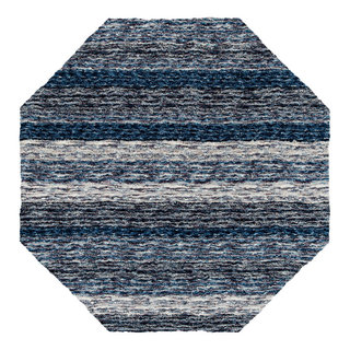 Dalyn JP1 Indigo Area Rug, Octagon 4' x 4' - Contemporary - Area Rugs ...
