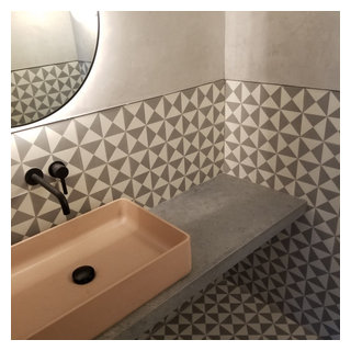LOFT POWDER ROOM - Modern - Powder Room - Philadelphia - by User | Houzz