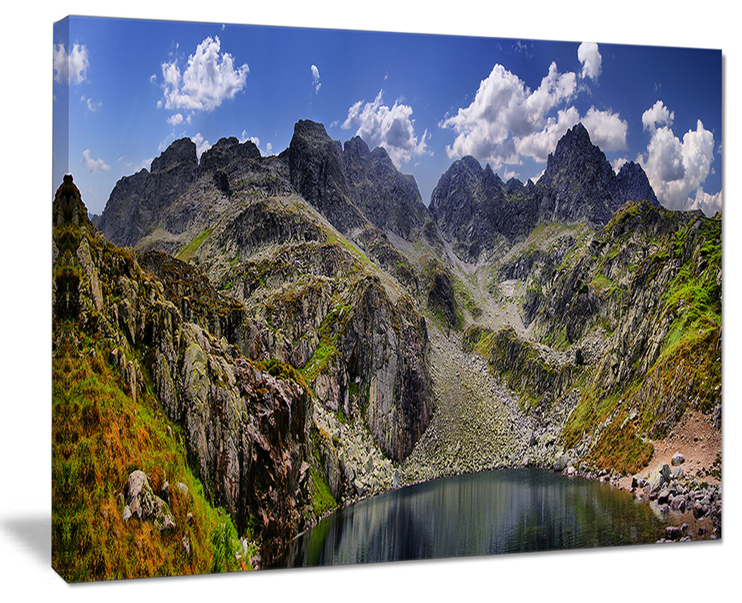 "Tatra Mountains Panorama" Landscape Photo Canvas Art Print, 20"x12 ...