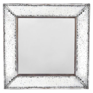 A&B Home Antique Look Frameless Wall Square Mirror 12"X 12 ...