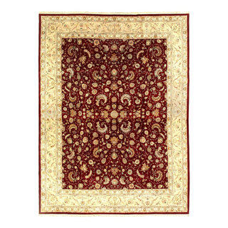 Sino Fine Hand Knotted Chinese Tabriz Design 12'1''x15'2 ...