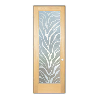 Interior Prehung Door or Interior Slab Door - Tiger Stripes - Primed ...