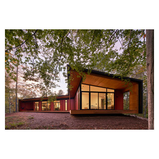 French Broad House - Midcentury - Exterior - Other - by Sanders Pace ...