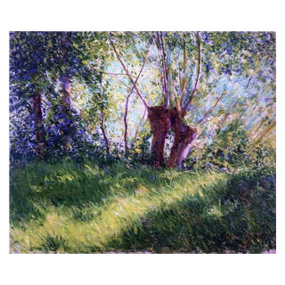 John Leslie Breck Willows Premium Canvas Print - Traditional - Prints ...