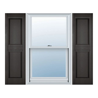 14 3/4"Wx67"H Standard Size Cottage Style Double Panel Shutters, 002 ...