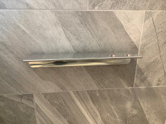 New Shower - Shampoo and Soap ledge/holder ideas!