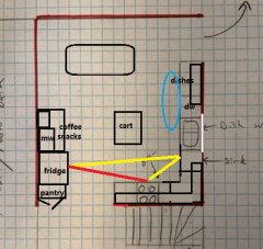 15 x 17 kitchen and dining room layout | Houzz Forum