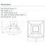 6" Square LED Retrofit Recessed Trim Downlights - Contemporary ...