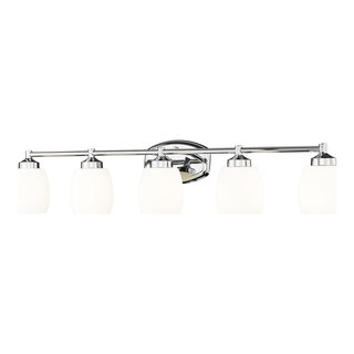 Kendrick Five Light Vanity in Chrome - Transitional - Bathroom Vanity ...