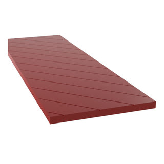 True Fit PVC Diagonal Slat Modern Style Fixed Mount Shutters, 18"W x 77 ...