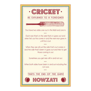 Cricket 2 Cotton Tea Towel - Contemporary - Dish Towels - by Ulster ...