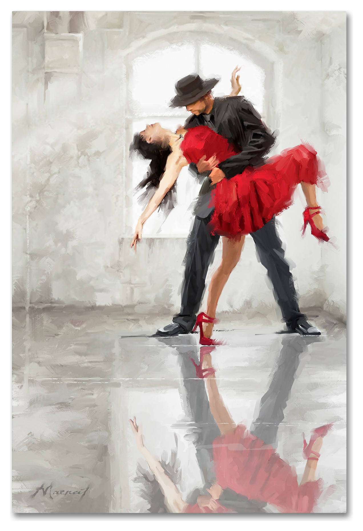 The Macneil Studio 'Passion' Canvas Art, 16"x 24" - Contemporary ...
