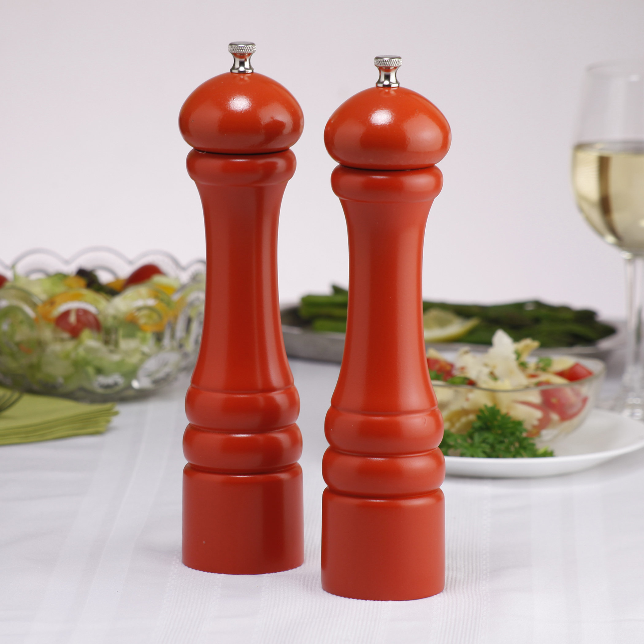 Chef Specialties Pro Series Pepper and Salt Mill Set, 10" - Traditional ...