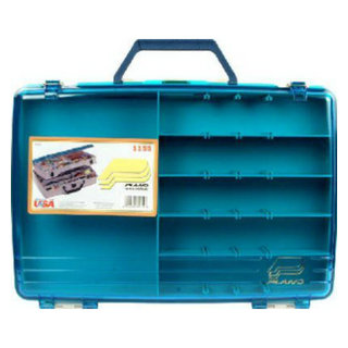 Plano® 1155 Two-Tier Satchel Tackle Box with Clear DuraView™ Lid, Beige ...