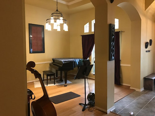 Working Music Room - Layout suggestions | Houzz Forum