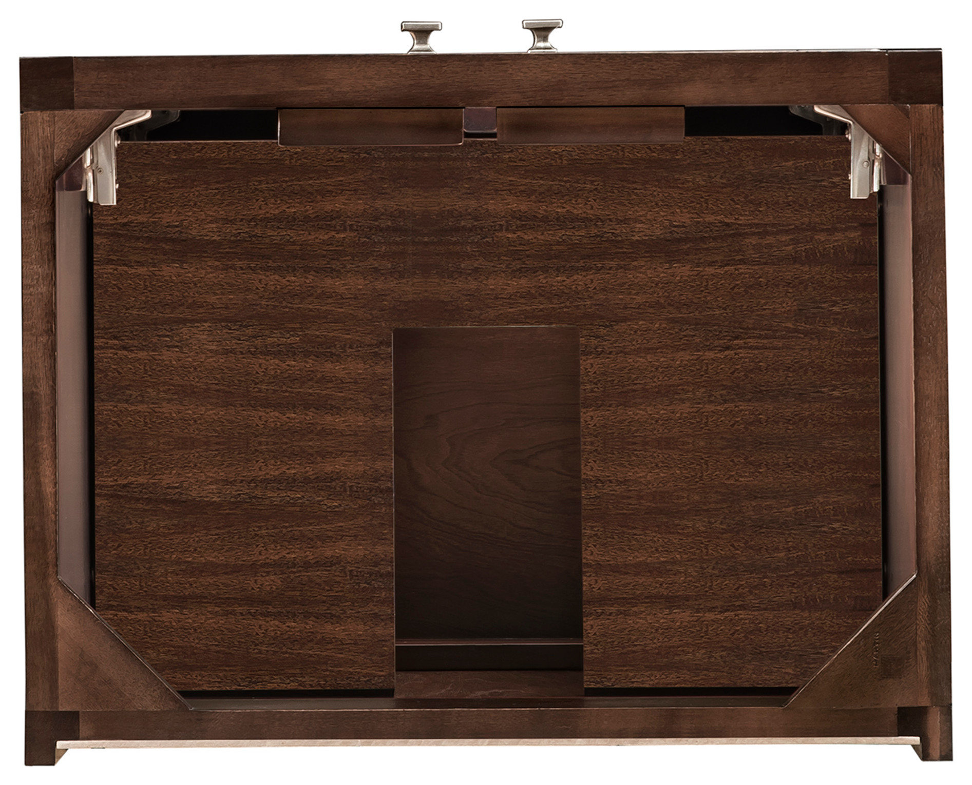 Addison 24" Vanity, With Doors, Mid Century Acacia - Transitional ...