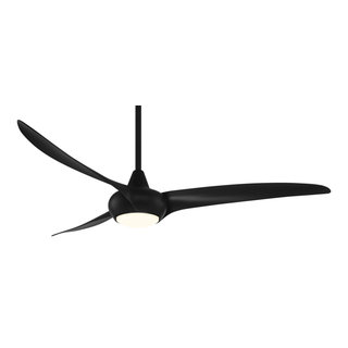 MinkaAire Light Wave 65 Light Wave 65" 3 Blade Indoor LED Ceiling ...