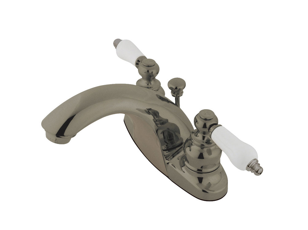GKB7648PL Water Saving English Country Centerset Lavatory Faucet, Satin ...