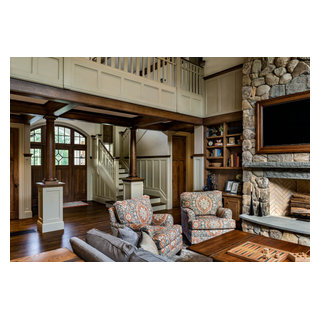 Adirondack Style Custom Home - Craftsman - Entry - Boston - by Howell ...