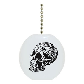 Skull Carvings Ceiling Fan Pull - Contemporary - Ceiling Fan ...
