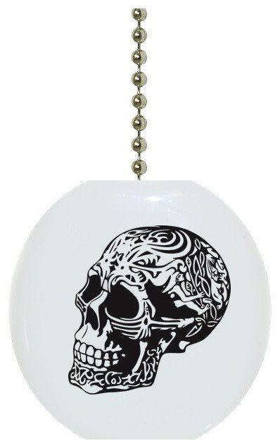 Skull Carvings Ceiling Fan Pull - Contemporary - Ceiling Fan ...