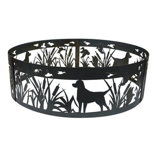Lab N Duck Fire Ring, 30", 48 - Contemporary - Fire Pits - by P&D Metal ...