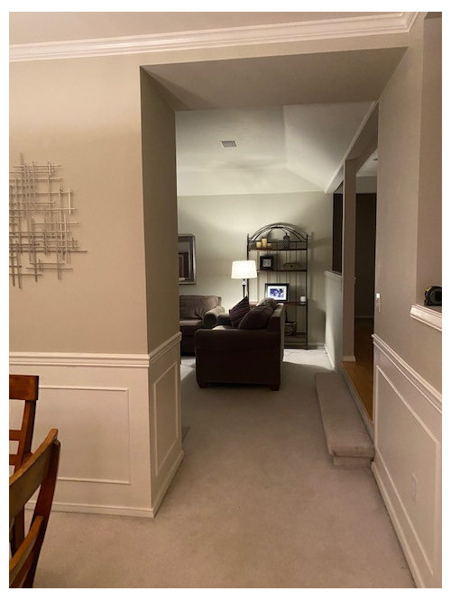 Enclose Living Room and if so...with wall or doors?