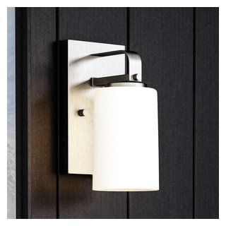 Luxury Modern Wall Sconce, Brushed Nickel - Transitional - Wall Sconces ...