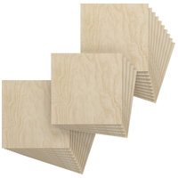 7 3/4"W x 7 3/4"H x 1/4"T Wood Hobby Board, Alder, 15.75"Wx15.75"Hx.375 ...
