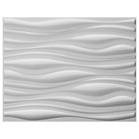 31.5"x24.6" Decorative Wave PVC 3D Wall Panels Textured 3D Wall ...